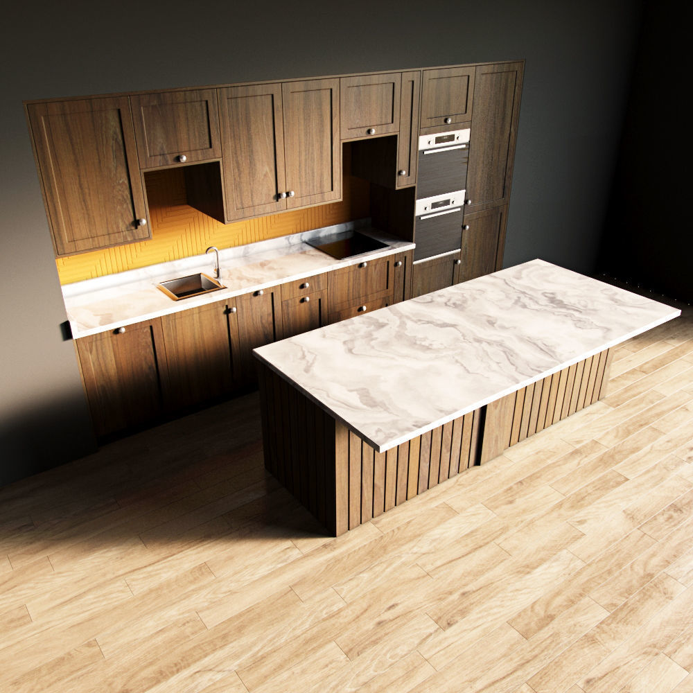 100-Kitchen4 texture 9 3D model | CGTrader