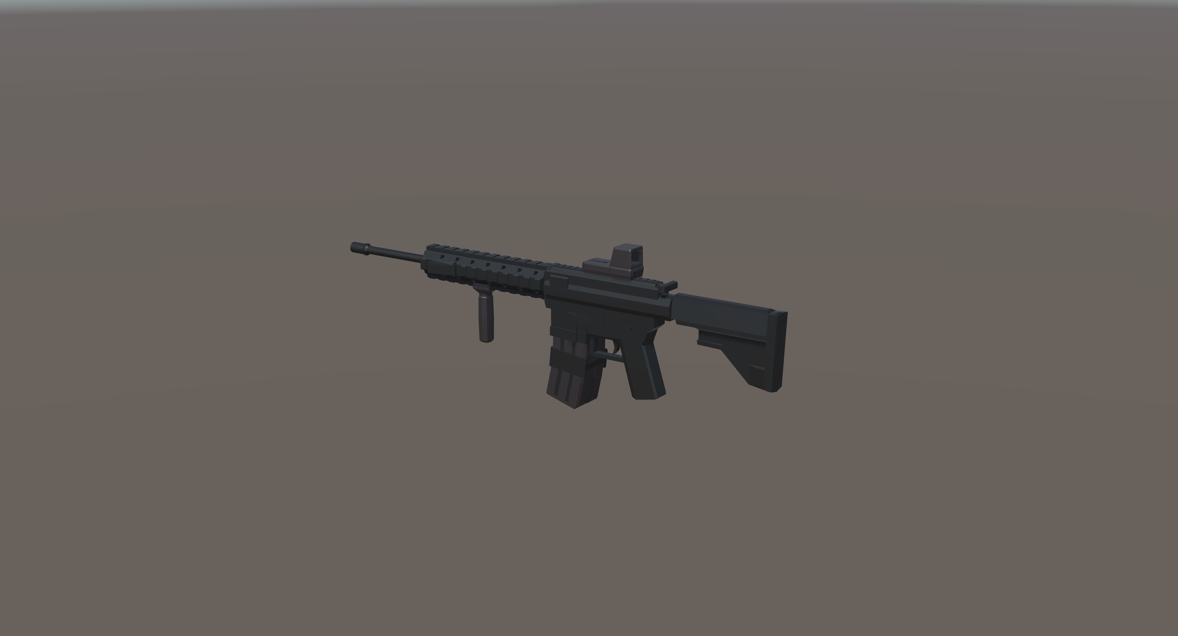 3D model M4A1 Carbine Kit Low Poly Game Ready VR / AR / low-poly | CGTrader