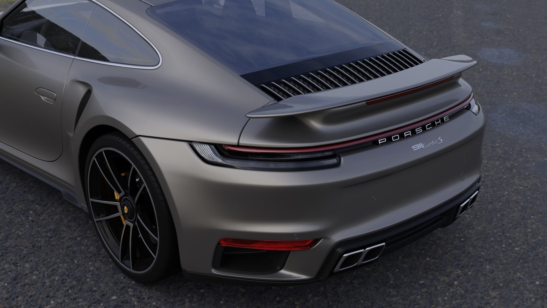 Porsche 911 Turbo S 992 3D model | CGTrader