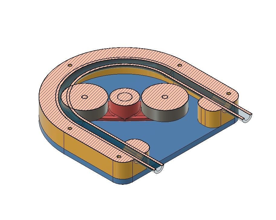Hose pump volumetric pump 3D model 3D printable | CGTrader