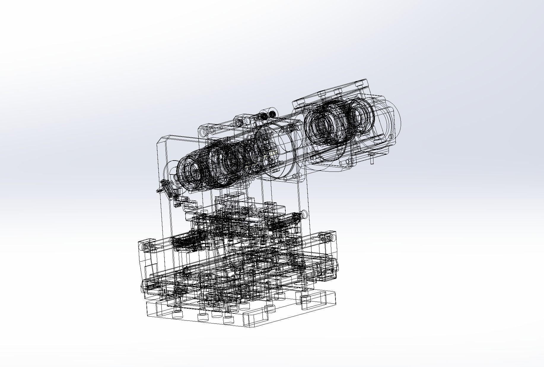 Angle automatic adjustment mechanism 3D model | CGTrader