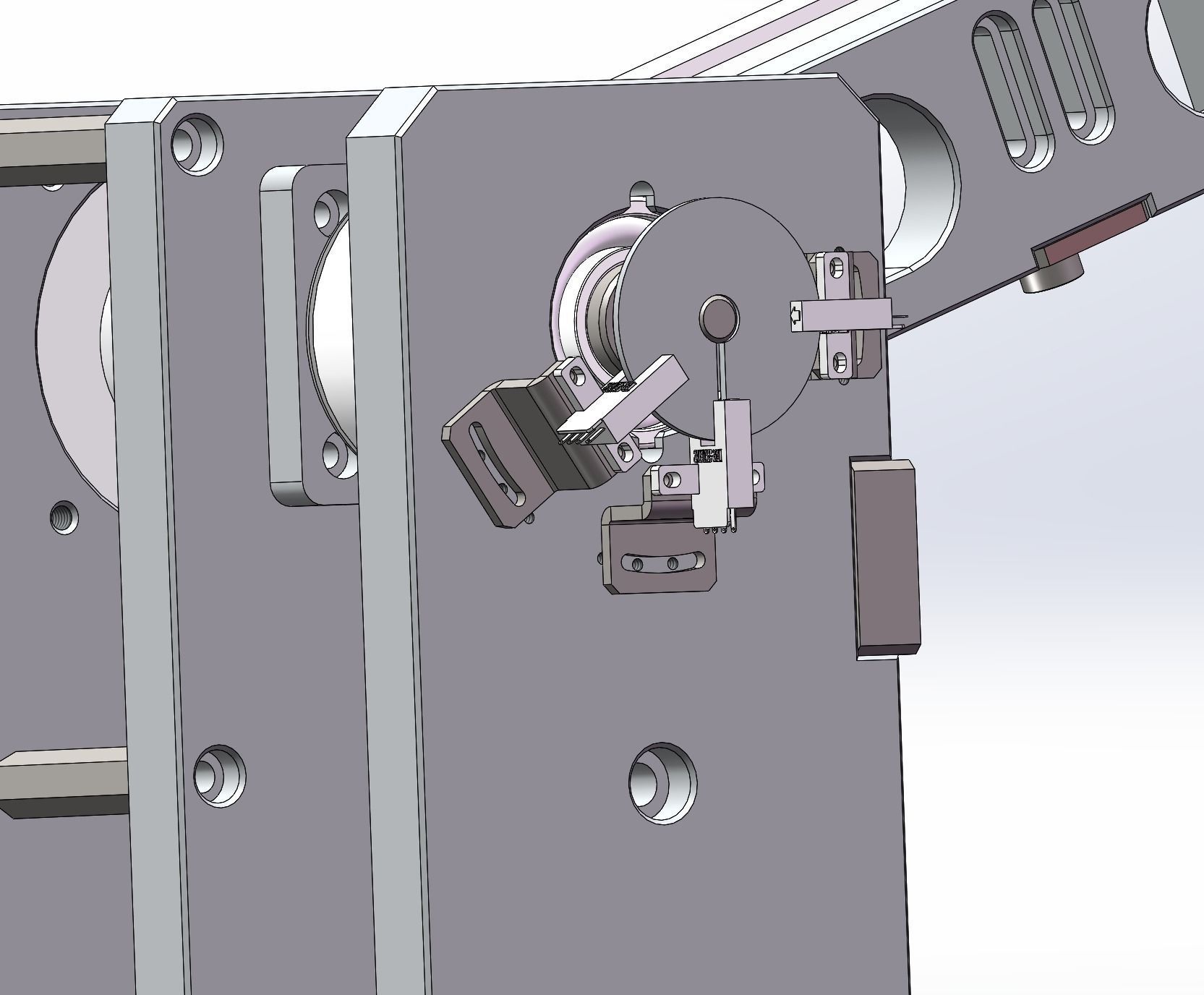 Angle automatic adjustment mechanism 3D model | CGTrader