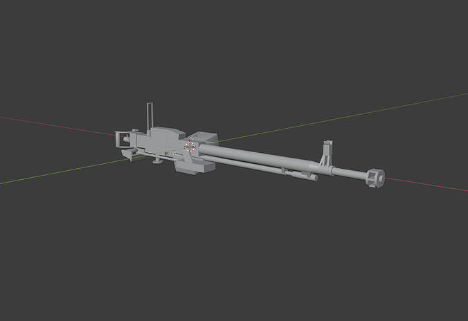 DSHK Heavy Machinegun free 3D model | CGTrader