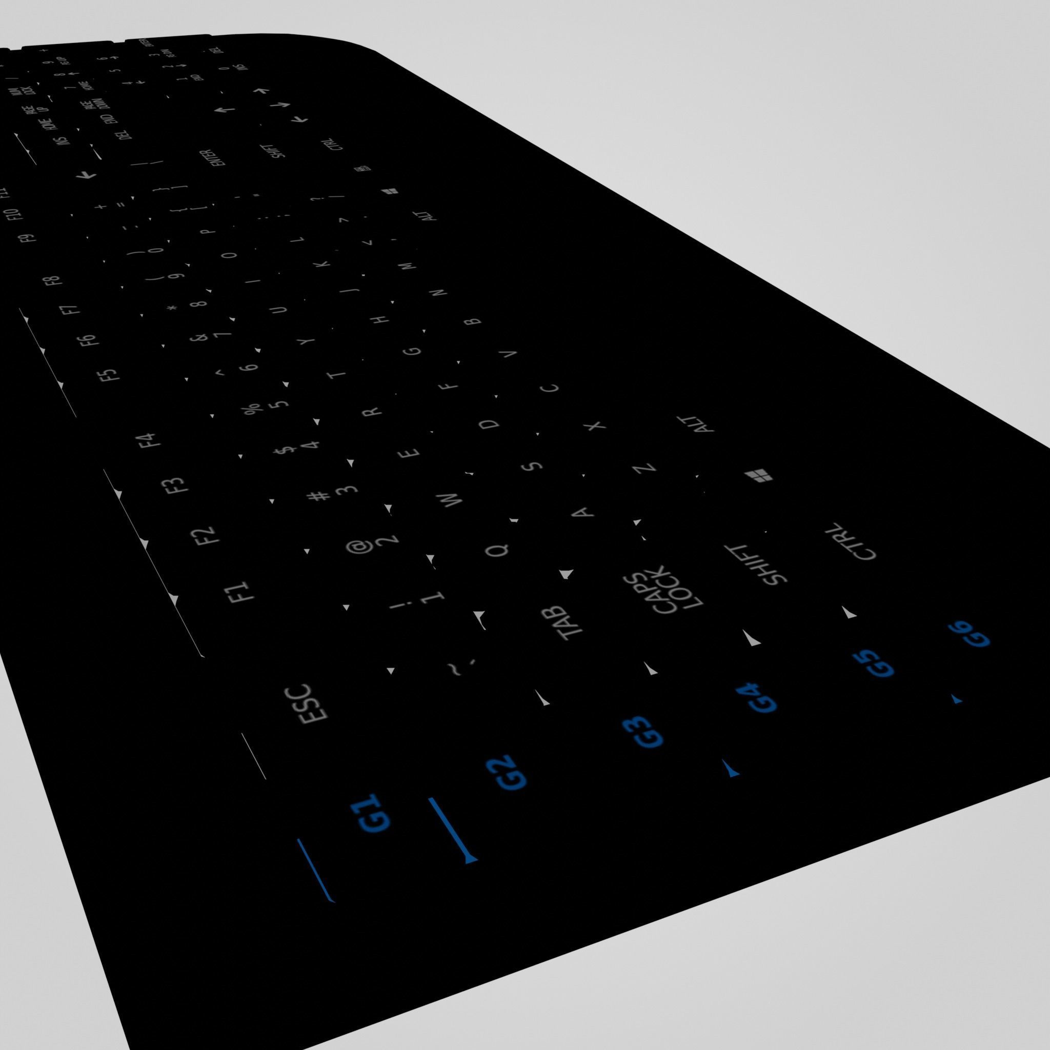 3D model Logitech Gaming Keyboard VR / AR / low-poly | CGTrader