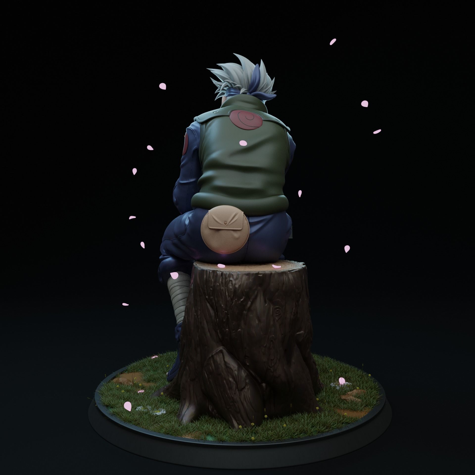 Kakashi Hatake and Pakkun free 3D model 3D printable | CGTrader