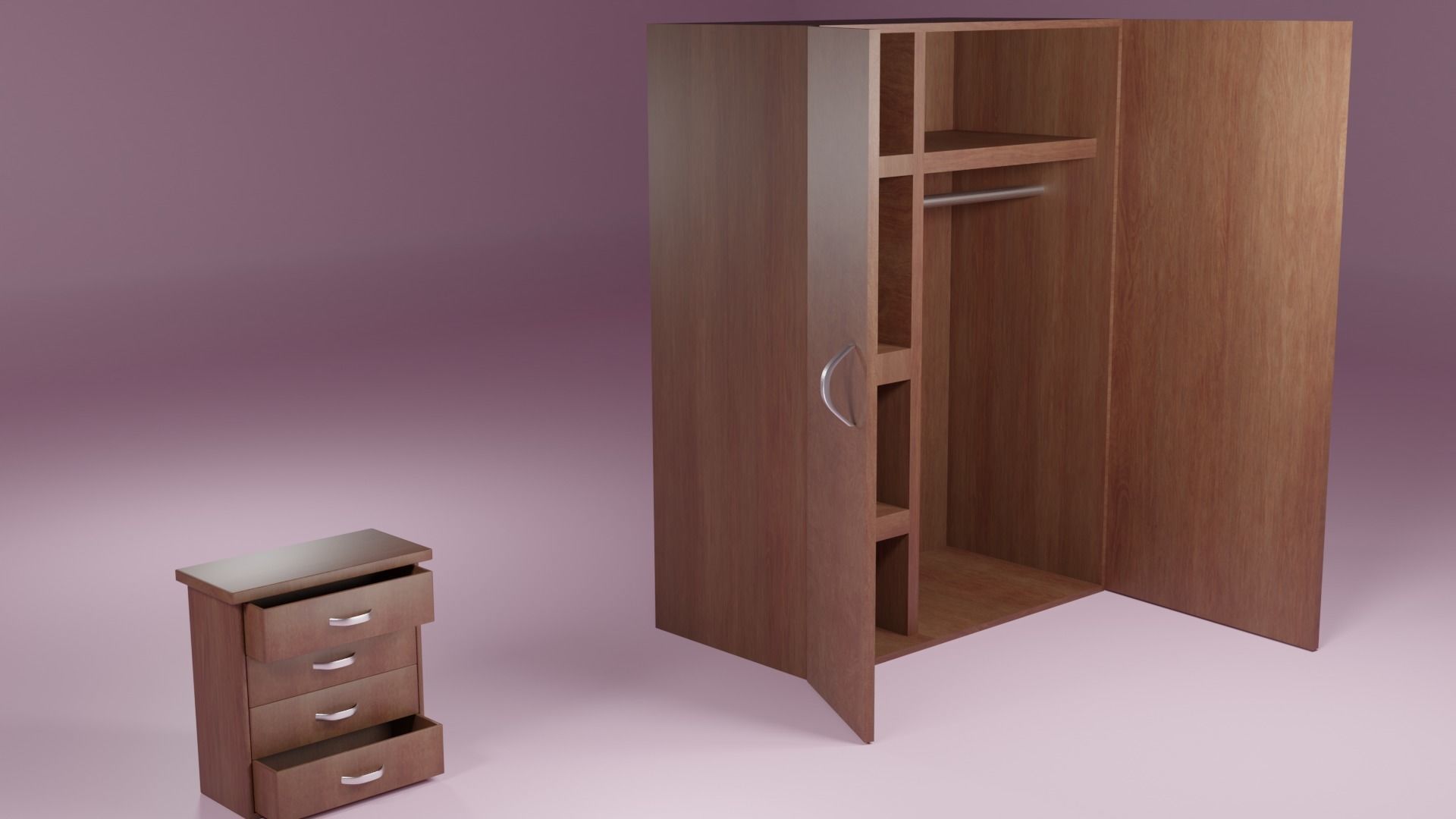 Closet and small wardrobe 3D model | CGTrader