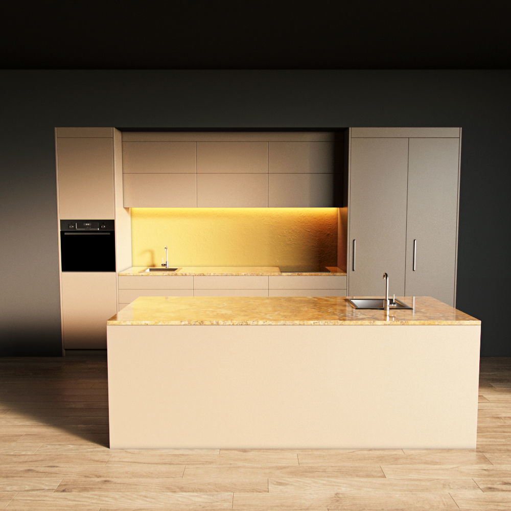 17-Kitchen5 matte 2 3D model | CGTrader