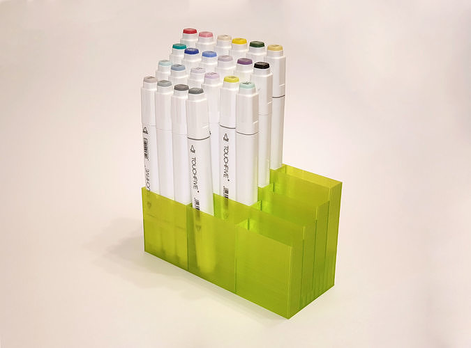 Marker stand 3D model 3D printable | CGTrader