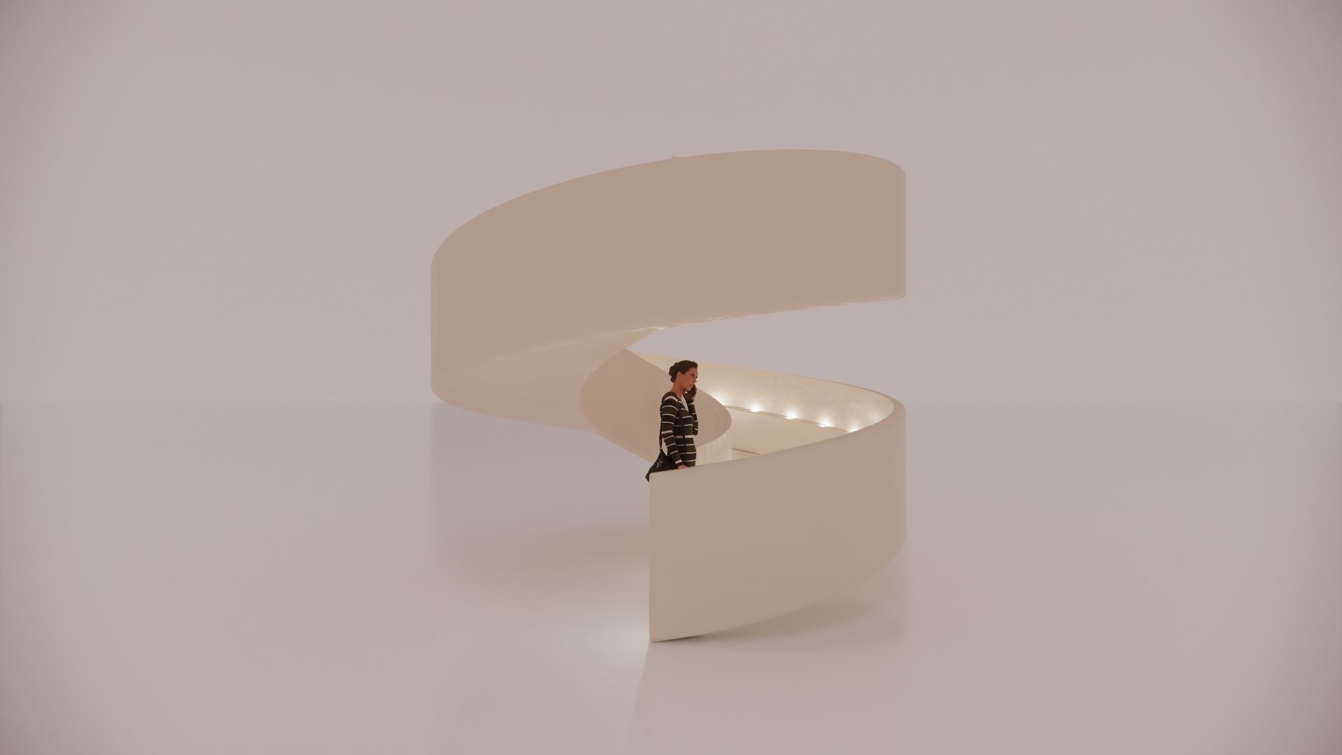spiral ramp 3D model | CGTrader