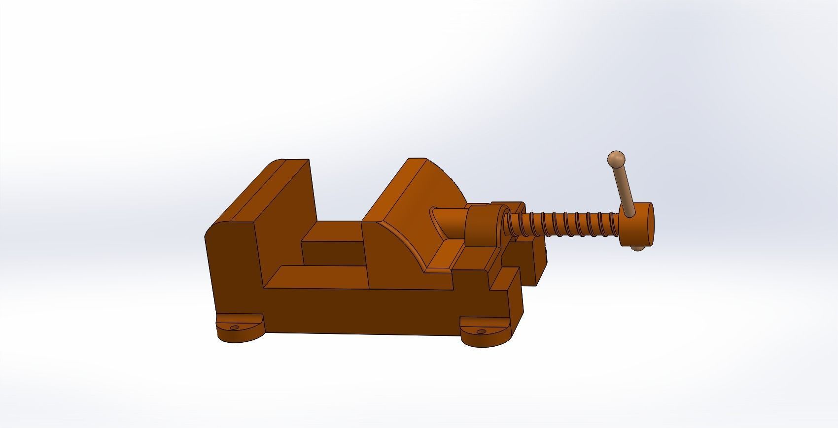 vise clamp 3D model | CGTrader