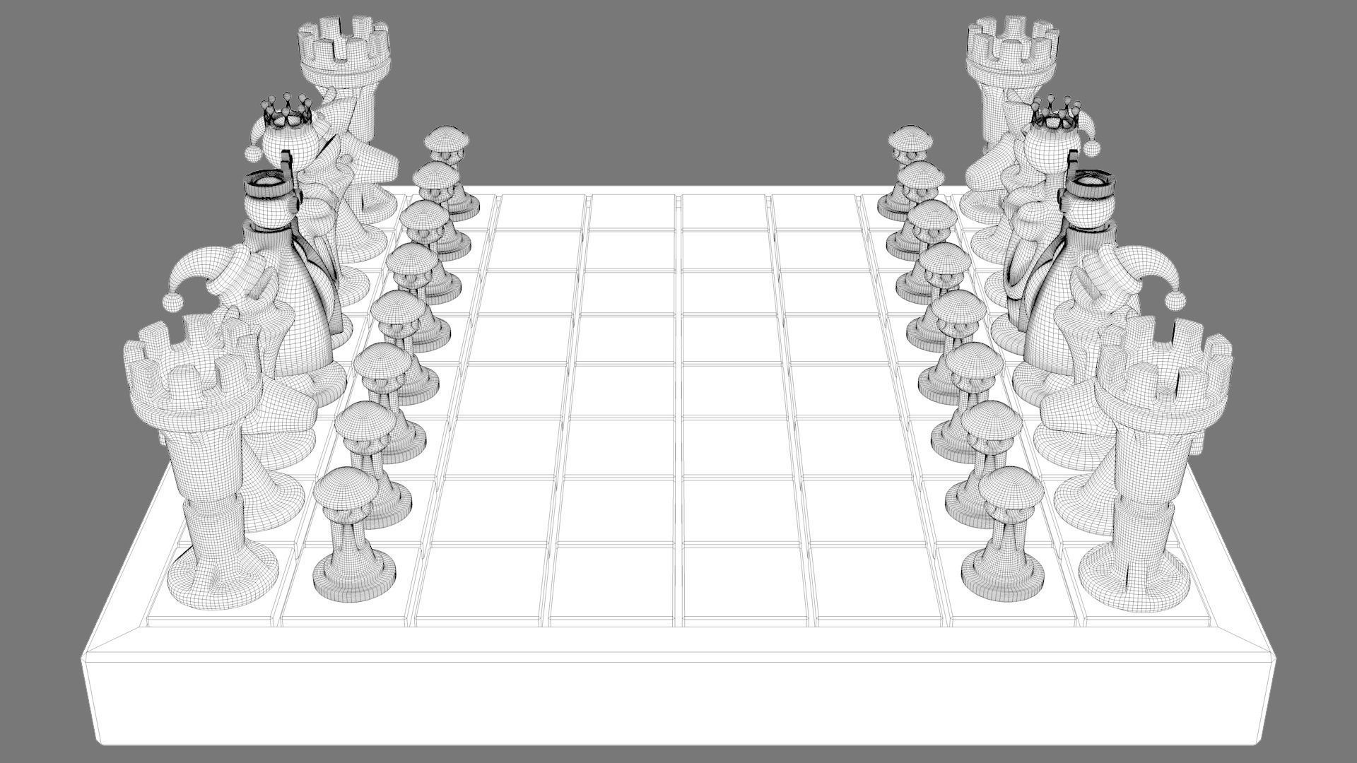 Chess Game 3D model | CGTrader
