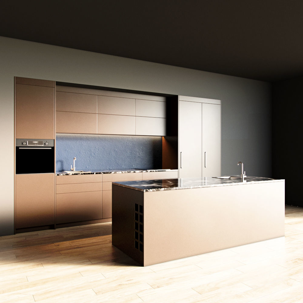 89-Kitchen5 matte 8 3D model | CGTrader