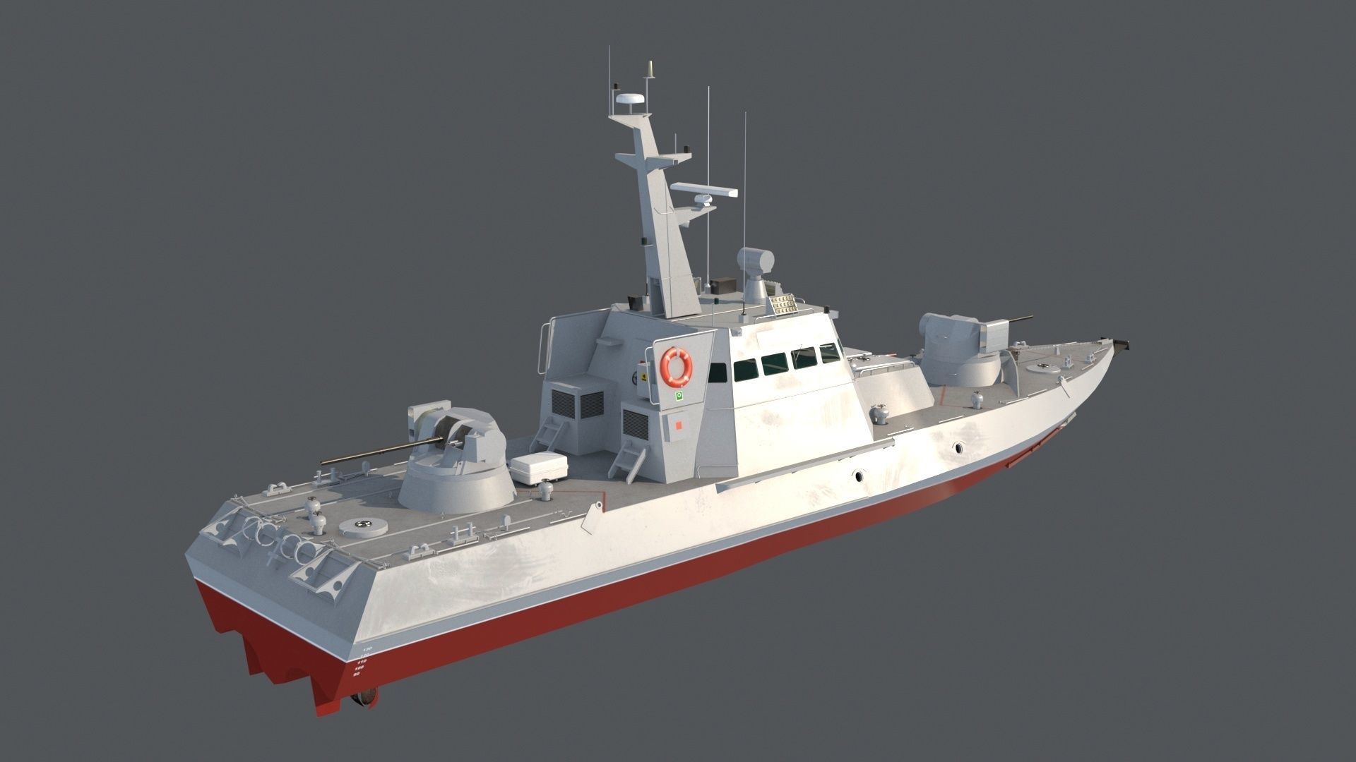 3D model Gyurza-M class artillery boat 58155 VR / AR / low-poly | CGTrader