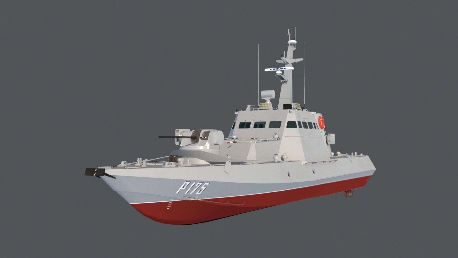 3D model Gyurza-M class artillery boat 58155 VR / AR / low-poly | CGTrader