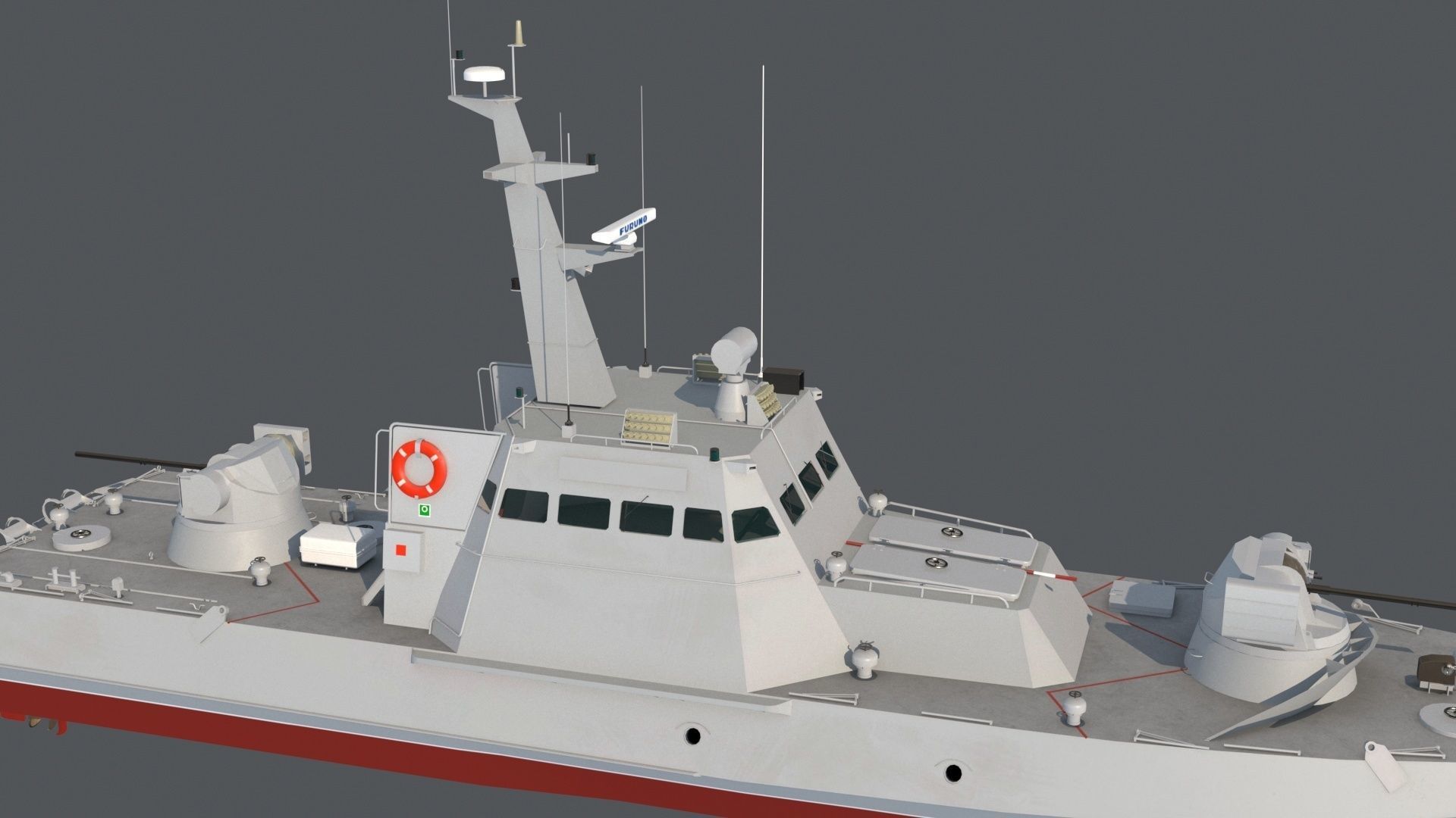 3D model Gyurza-M class artillery boat 58155 VR / AR / low-poly | CGTrader