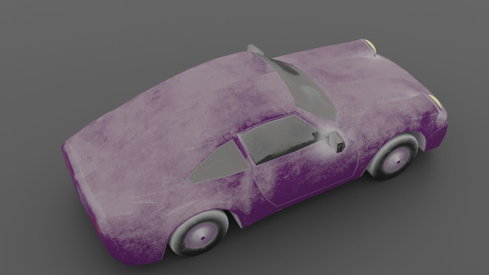 3D model Low Poly Dirty Car PBR VR / AR / low-poly | CGTrader