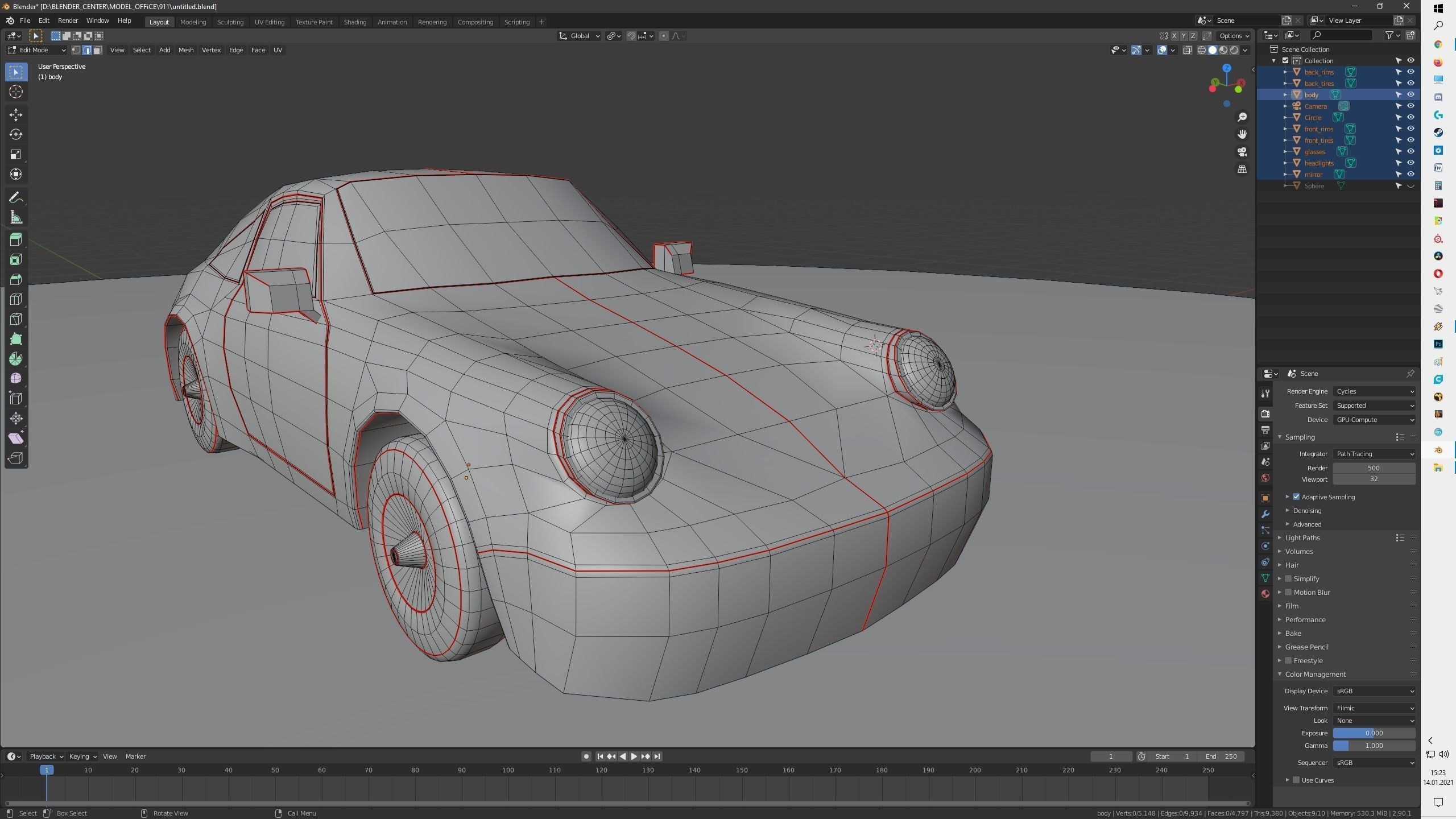 3D model Low Poly Dirty Car PBR VR / AR / low-poly | CGTrader