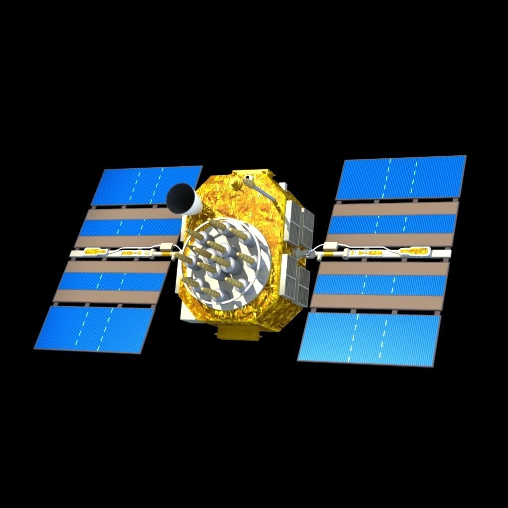 GPS Satellite 3D model | CGTrader