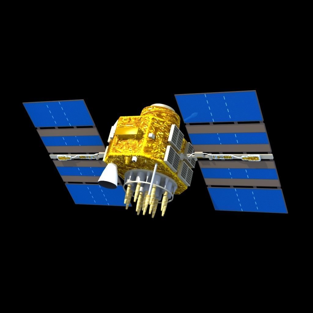 GPS Satellite 3D model | CGTrader