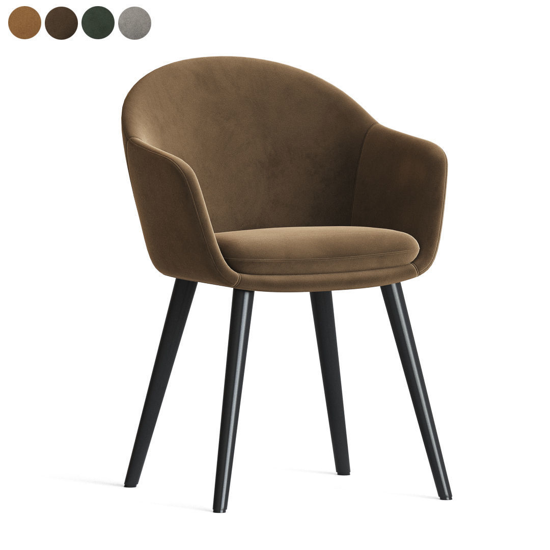 Fotoliu Hallund Chair 3D model | CGTrader