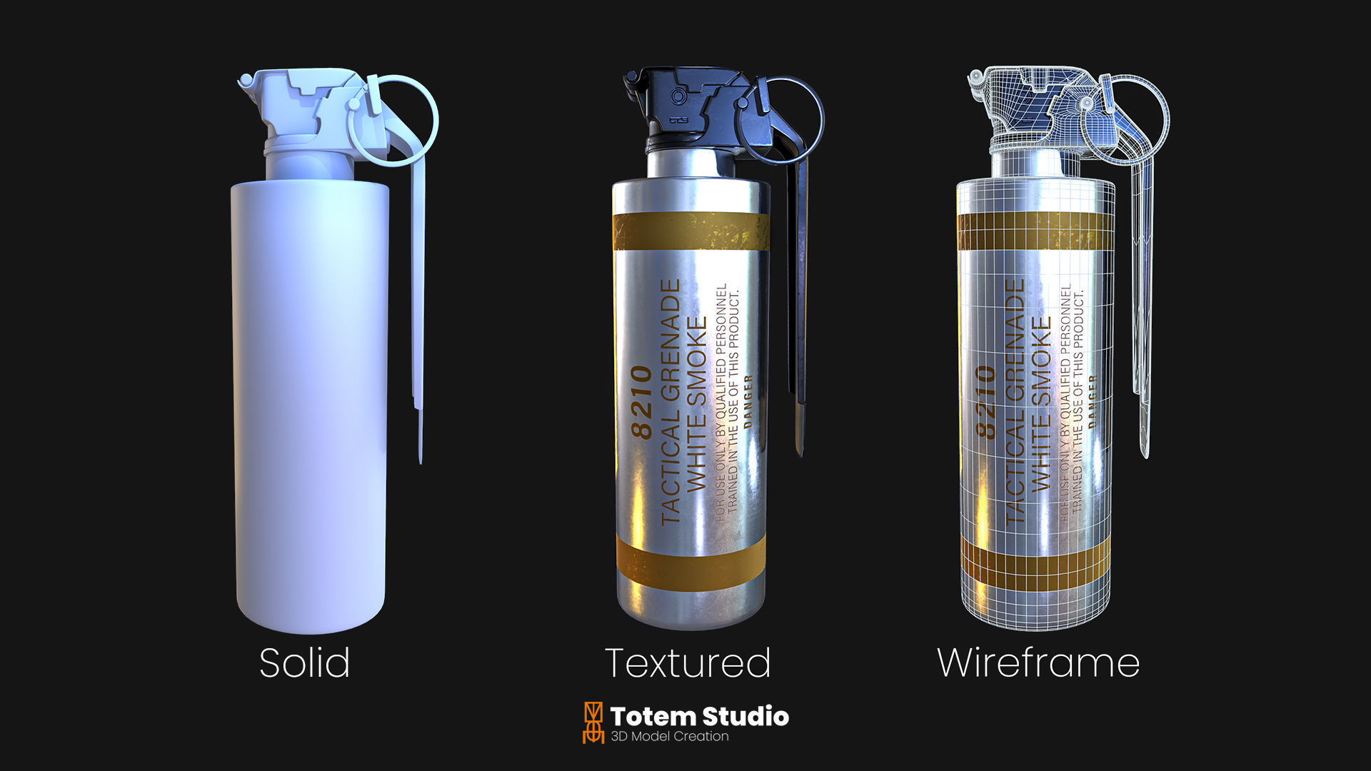 3D model Grenade Project Collection Package VR / AR / low-poly | CGTrader