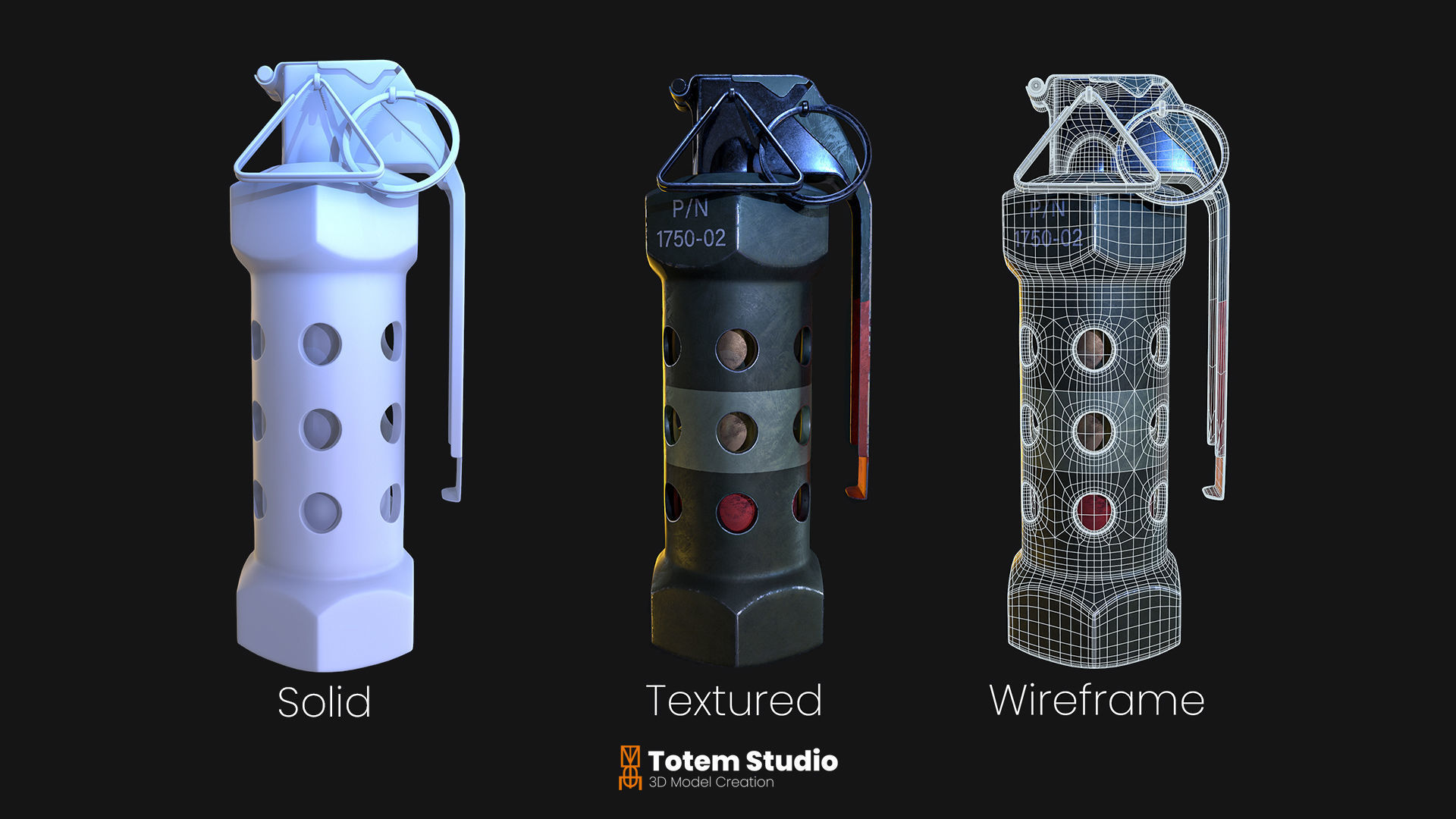 3D model Grenade Project Collection Package VR / AR / low-poly | CGTrader
