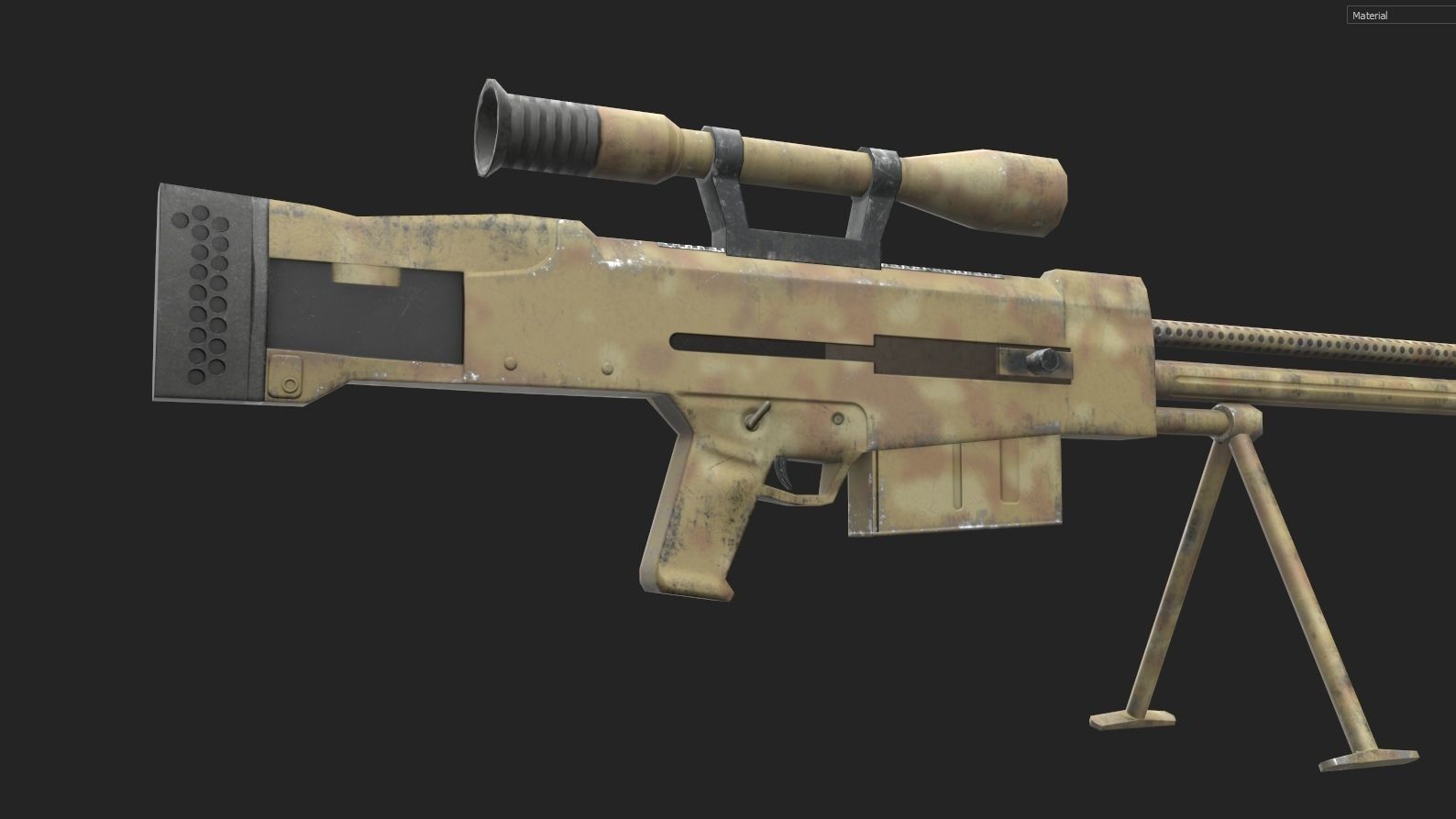 3D model Zijiang m99 VR / AR / low-poly | CGTrader