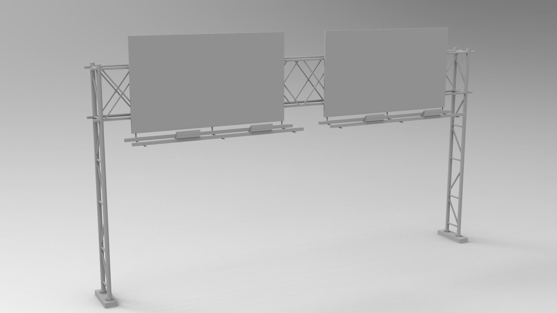 3D model Highway Signage VR / AR / low-poly | CGTrader