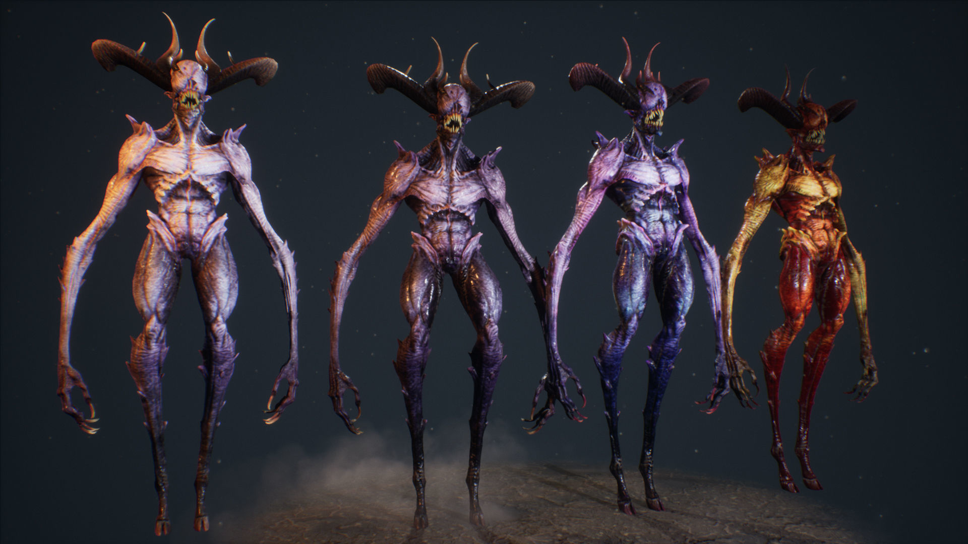 3D model Demons Full Pack VR / AR / low-poly rigged animated | CGTrader