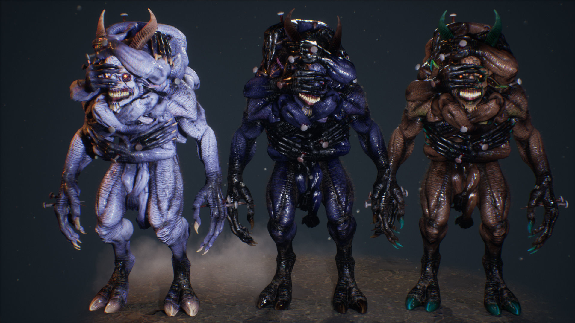 3D model Demons Full Pack VR / AR / low-poly rigged animated | CGTrader