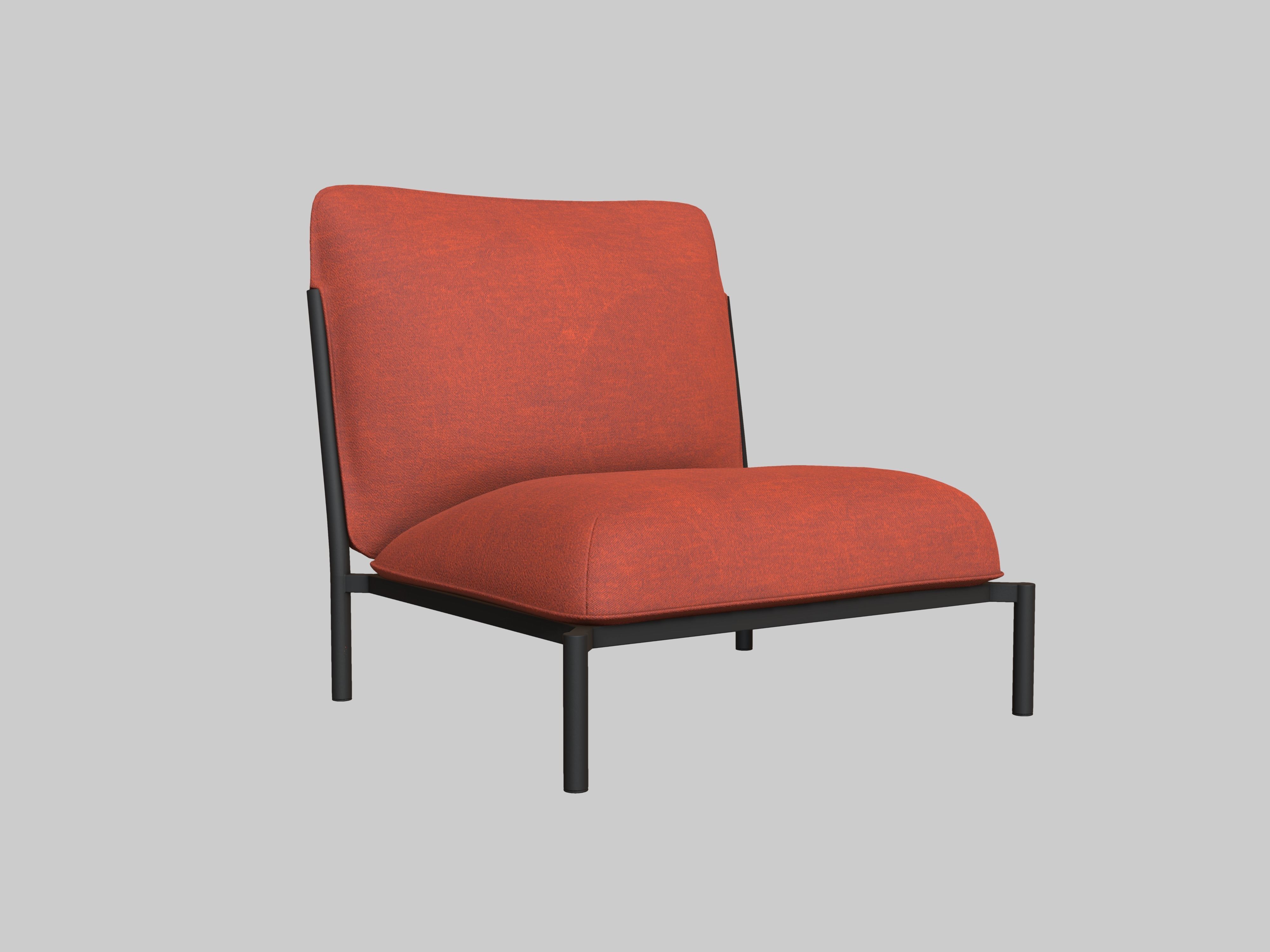 Kumo Modular Single Seater Chair 3D model | CGTrader