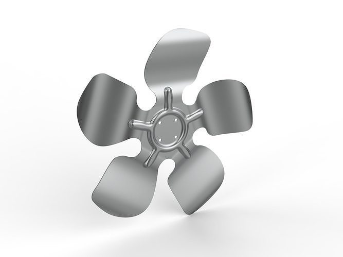 Fan Propeller 200mm al free 3D model | CGTrader