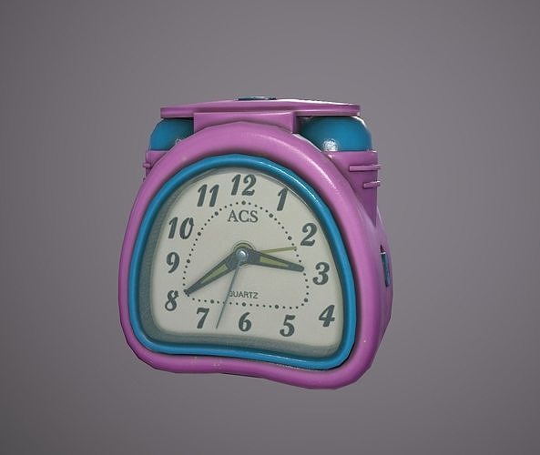 3D model Alarm Clock VR / AR / low-poly | CGTrader