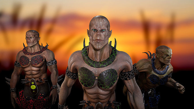 3D model Alien GHS VR / AR / low-poly | CGTrader