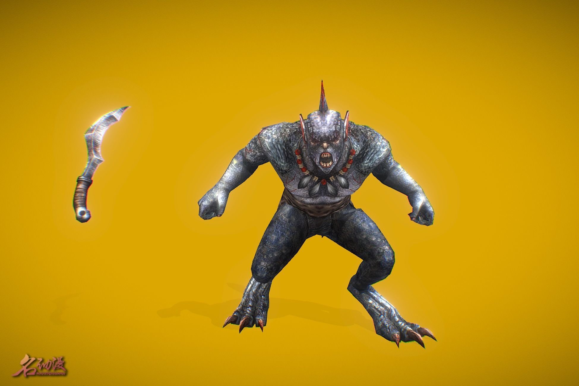 3D model RPG Shaman Triton VR / AR / low-poly | CGTrader