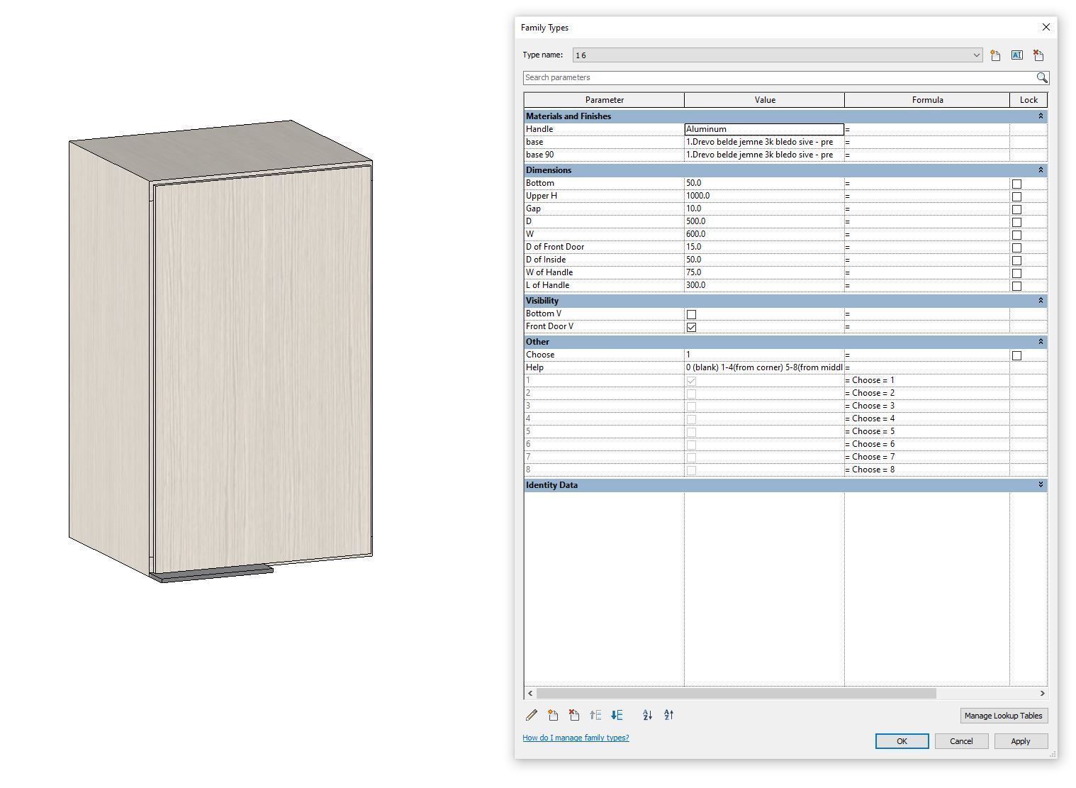 BEST PARAMETRIC WARDROBE model created in Revit Family 3D model | CGTrader