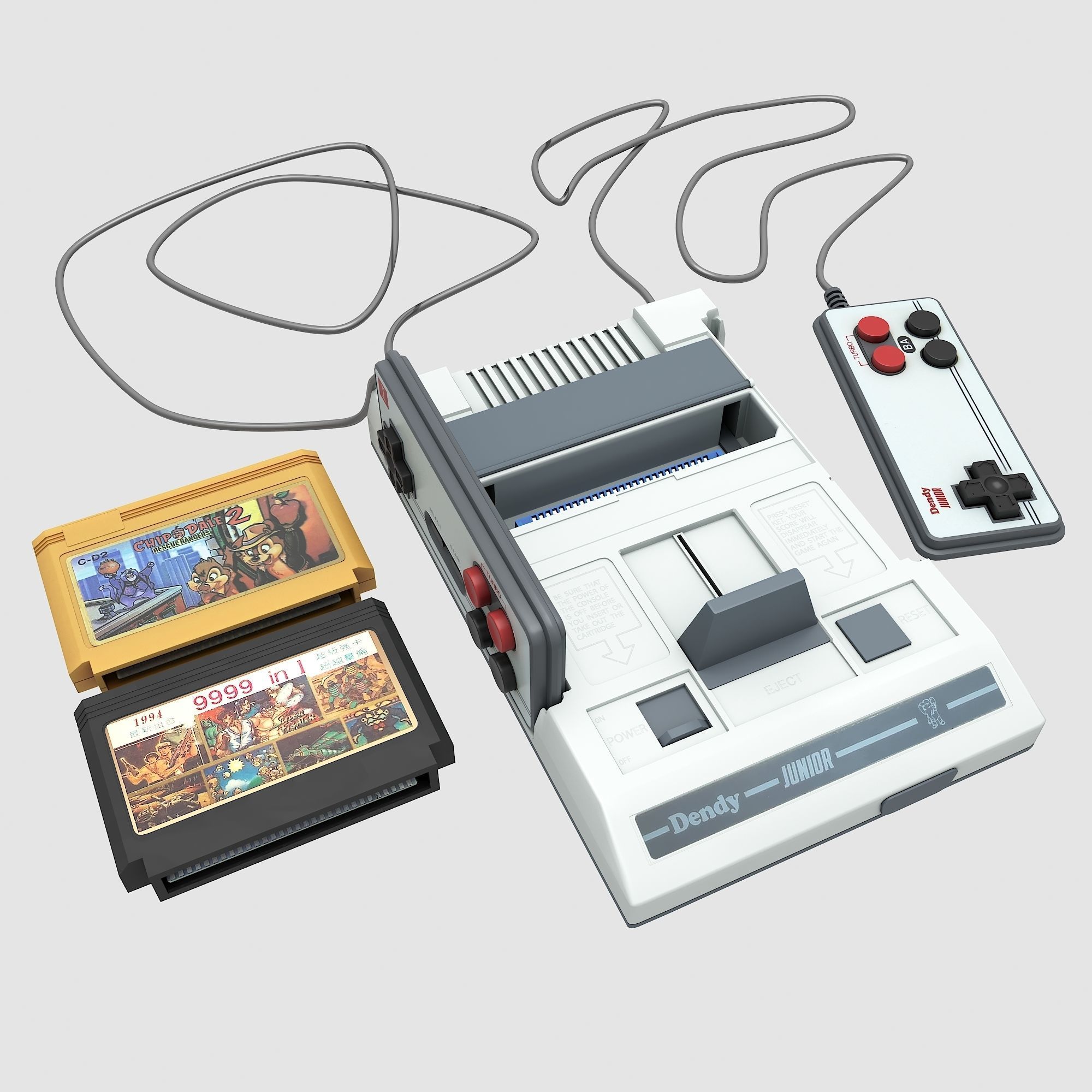 Dendy junior 2 3D model | CGTrader