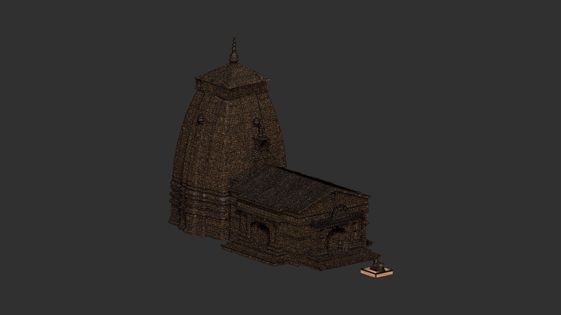 Kedarnath Temple 3D model 3D printable | CGTrader