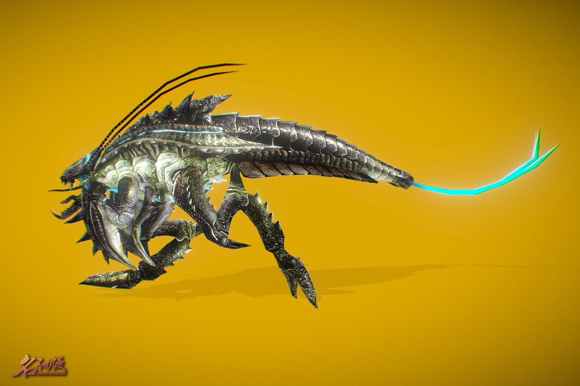 3D model Aliens Mantis VR / AR / low-poly | CGTrader