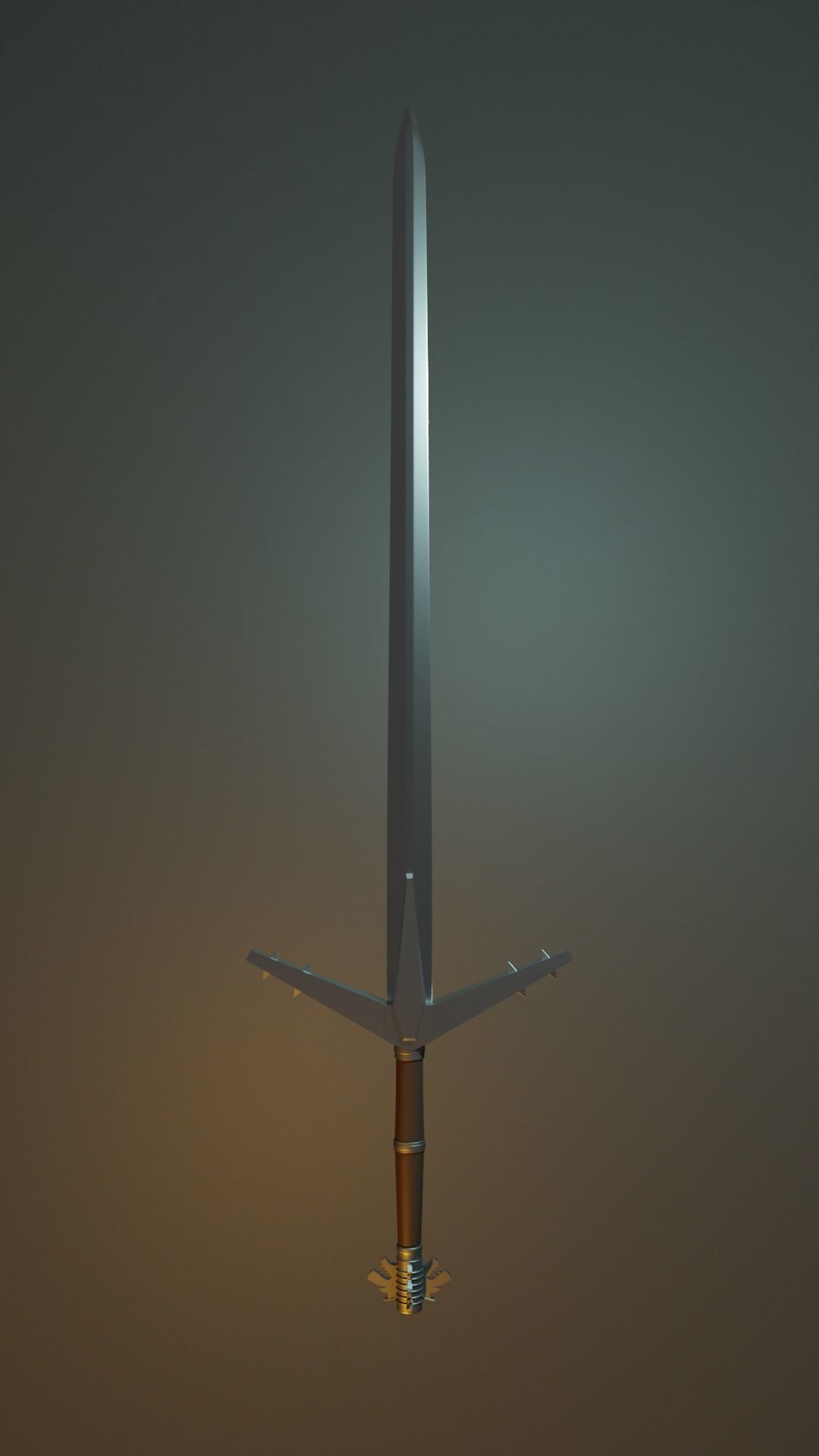 3D model Aerondight the Witcher sword VR / AR / low-poly | CGTrader