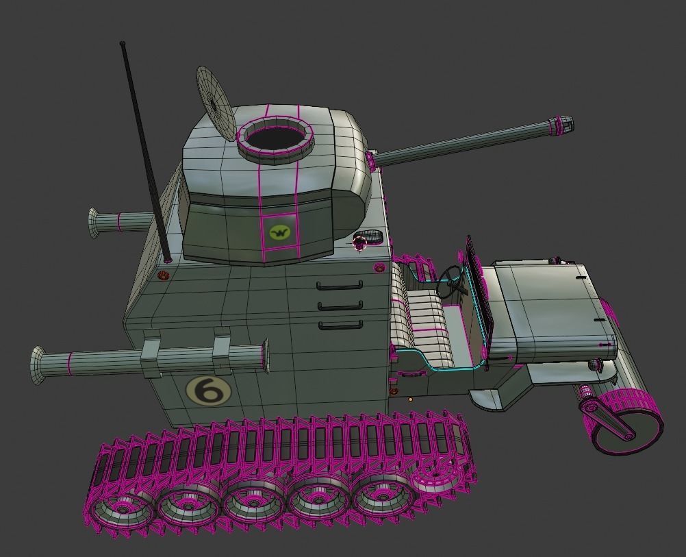 3D model Race Car 06 Army Surplus Special from Wacky Races VR / AR ...