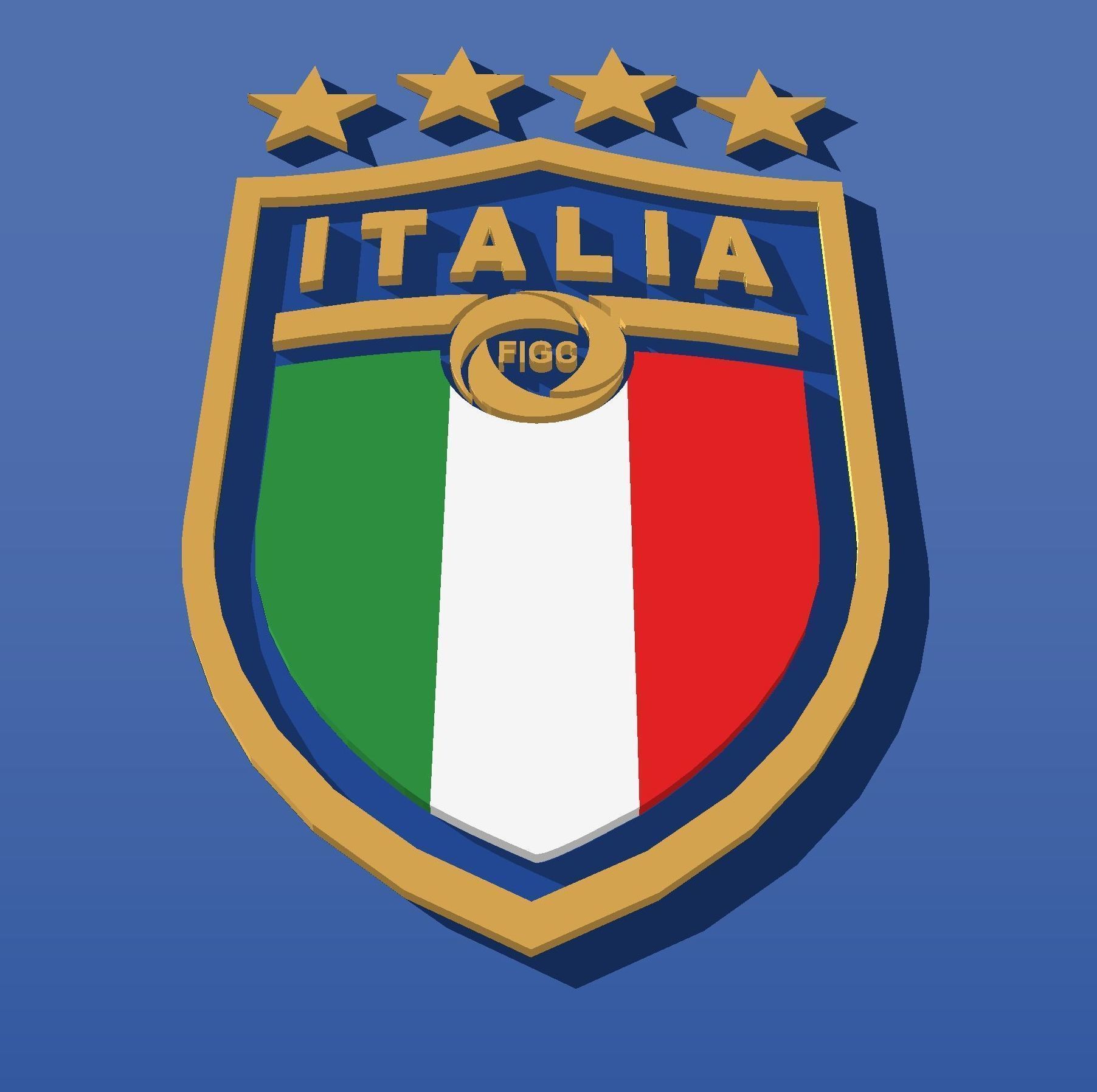 2017 Logo for Italian soccer team free 3D model | CGTrader
