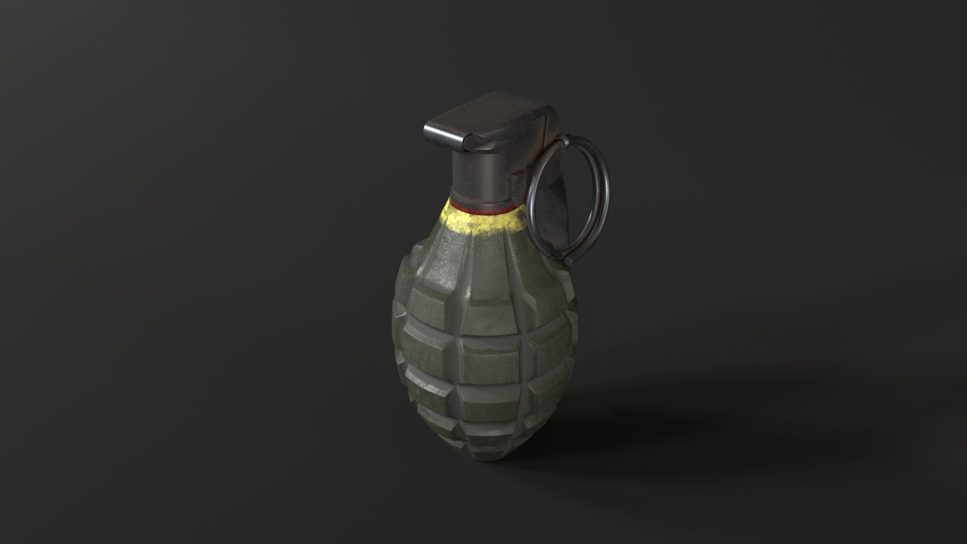 Gerenade With Textures 3D model | CGTrader