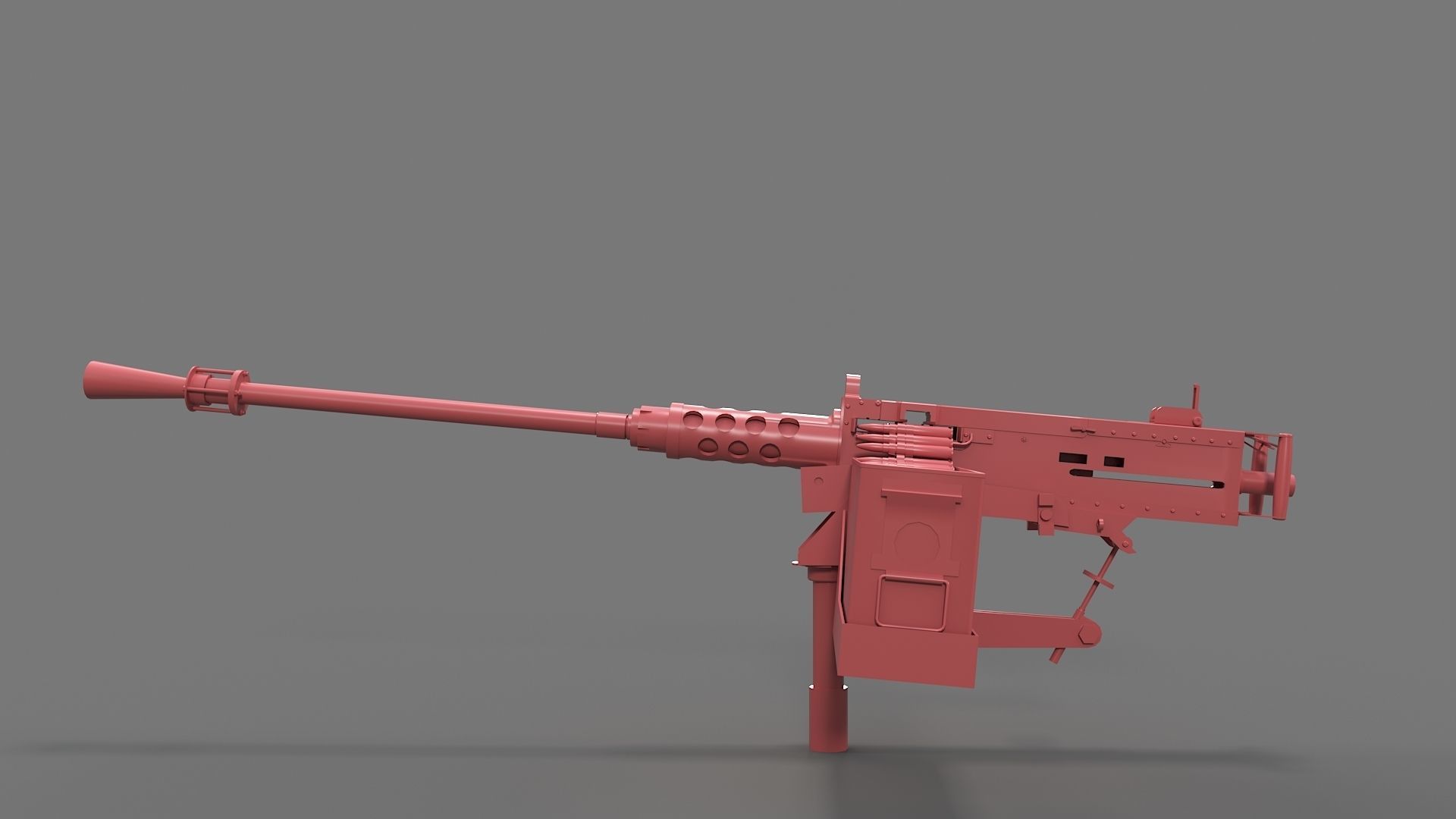 M2HB Browning 3D model | CGTrader