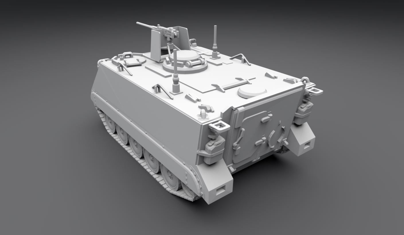 M113 Scale Model 3D model 3D printable | CGTrader