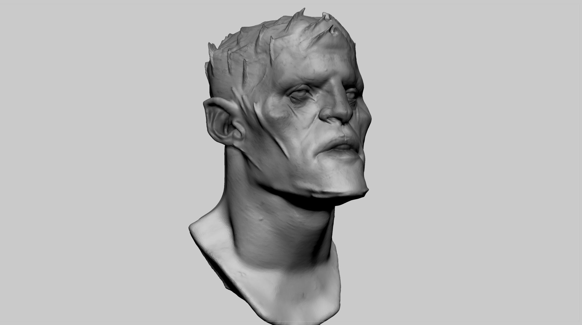 Fantasy Creature Head v8 3D model | CGTrader