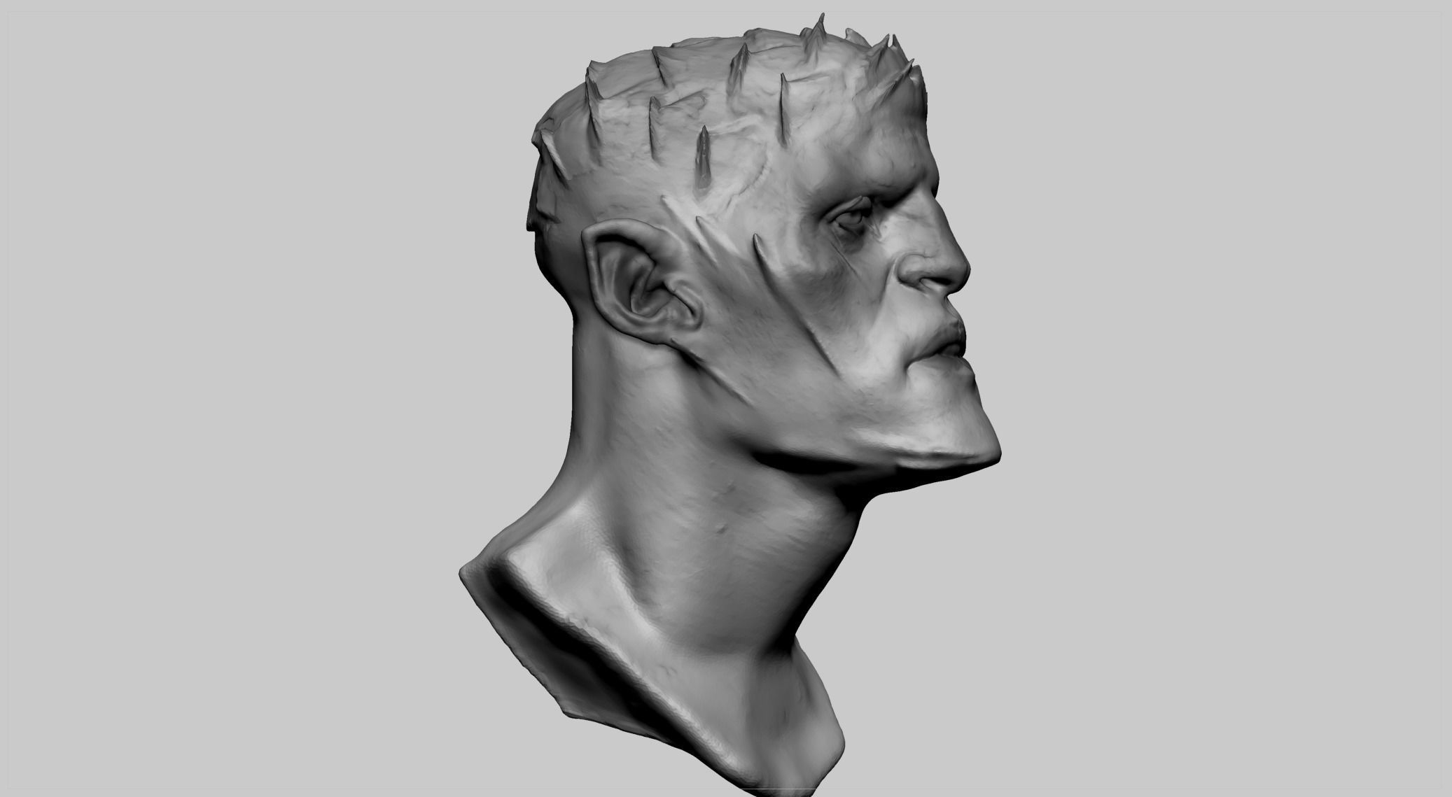 Fantasy Creature Head v8 3D model | CGTrader