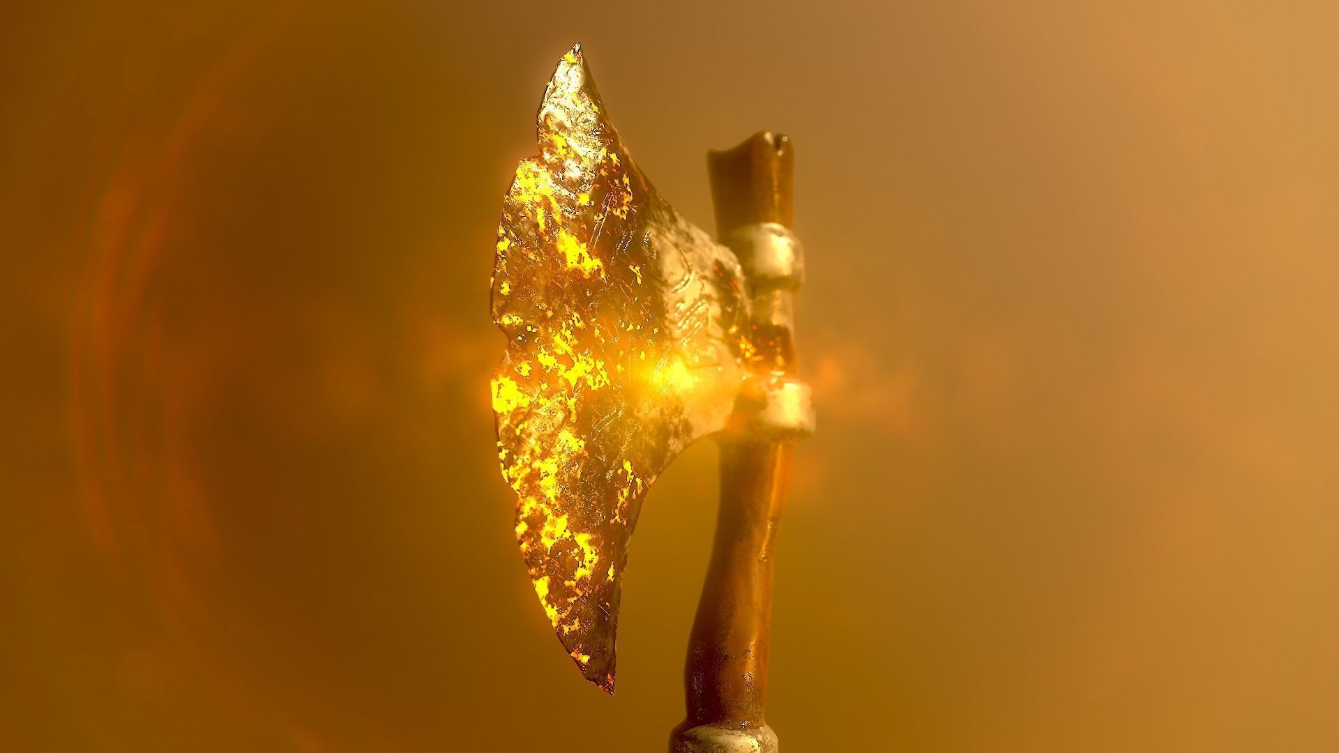 Burning Axe Free Viktig Games free 3D model | CGTrader