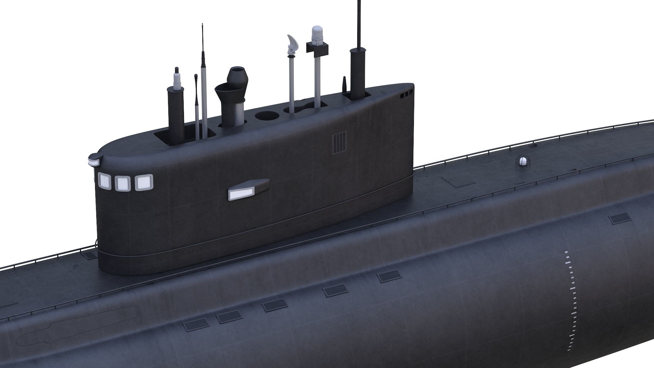 7 Military Submarines Collection 3D model | CGTrader
