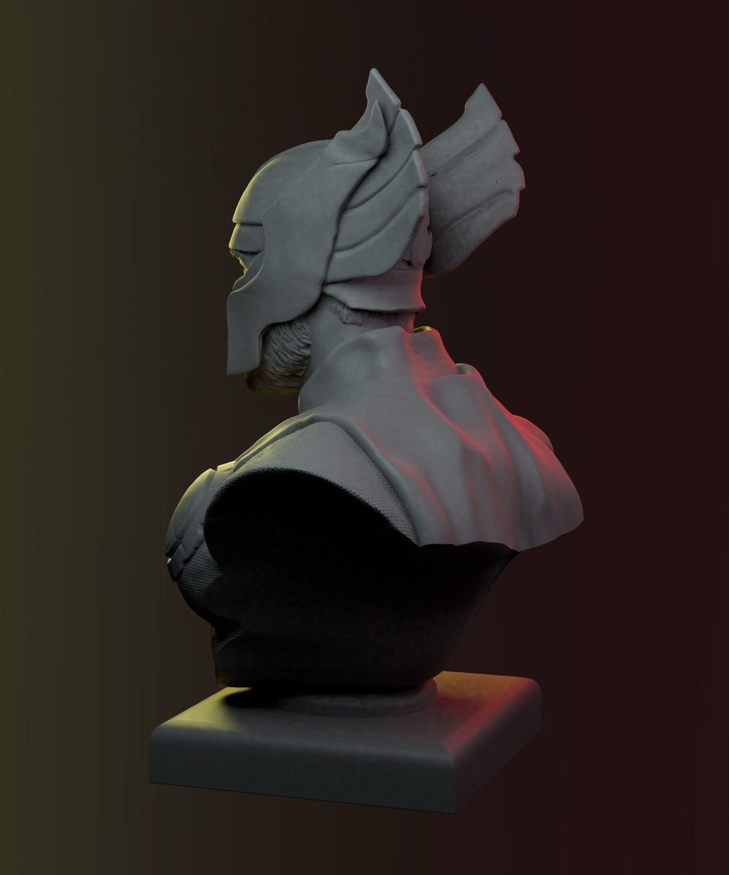 THOR bust 3D model 3D printable | CGTrader